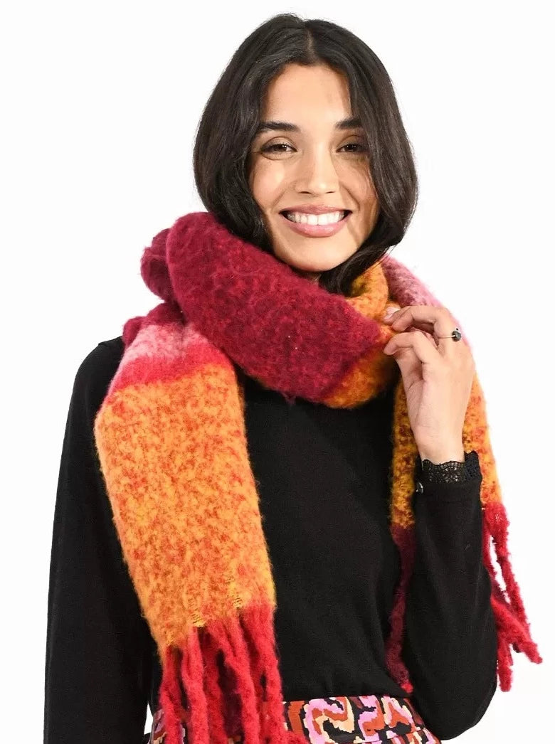 Mini Molly Red Knitted Scarf _B272BH23-1004 – NorthGirls