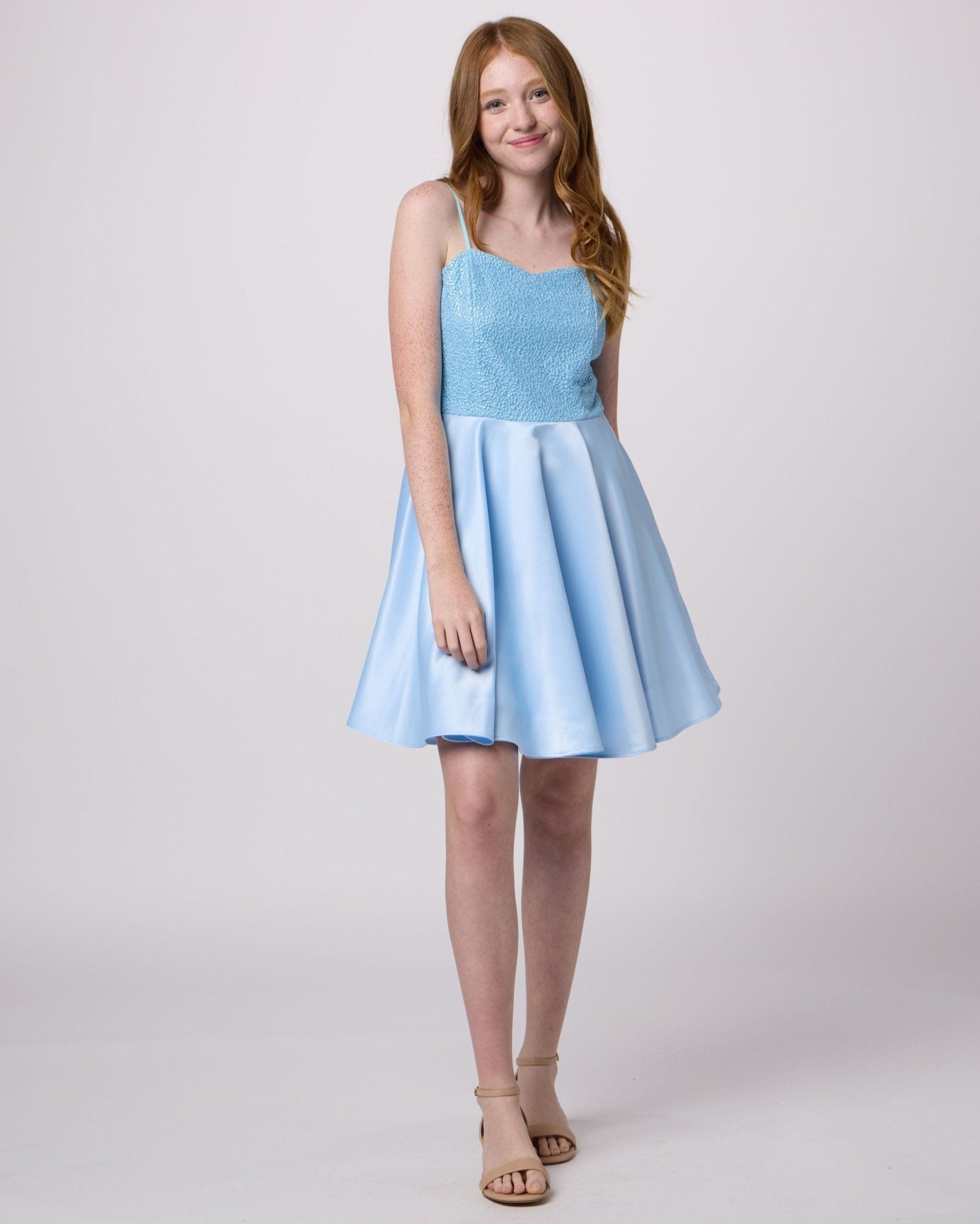 UDT SARA Sequin & Satin Party Dress w/Straps – NorthGirls